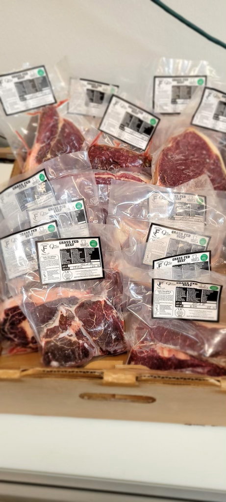 LOT 23 - Premium All Natural Angus Grass Fed Beef - Approx 150 Lbs Beef
